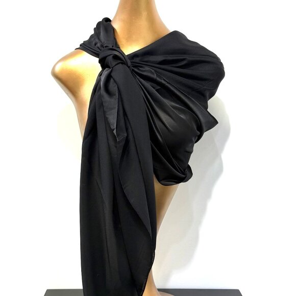 accentrix | Accessories | New Arrival Lux Scarf Wrap Black | Poshmark